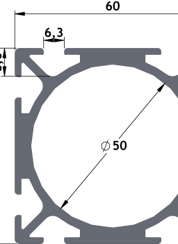 Perfil 60 Ar Comprimido